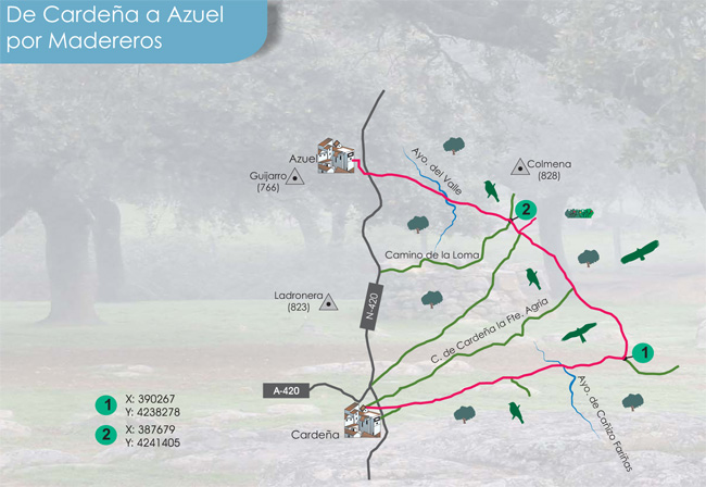 De Cardeña a Azuel por Madereros | Rutas de Senderismo